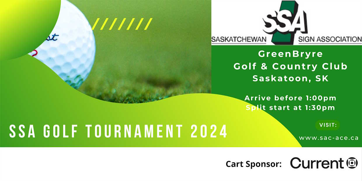 2024 SSA Golf Tournament, August 20 - Sign Association of Canada