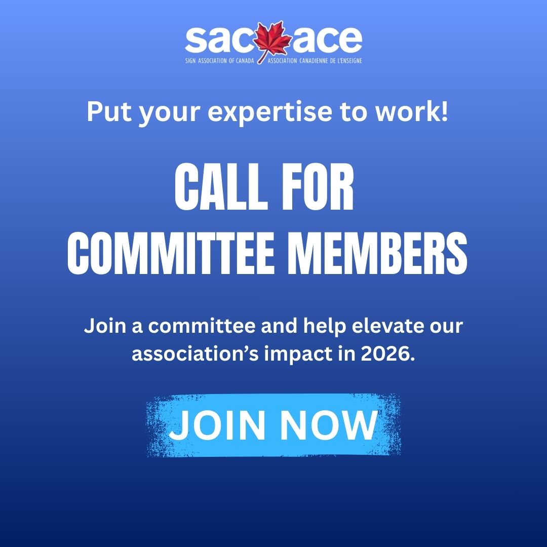 Get Involved: Join a SAC Committee in 2026 - Sign Association of Canada